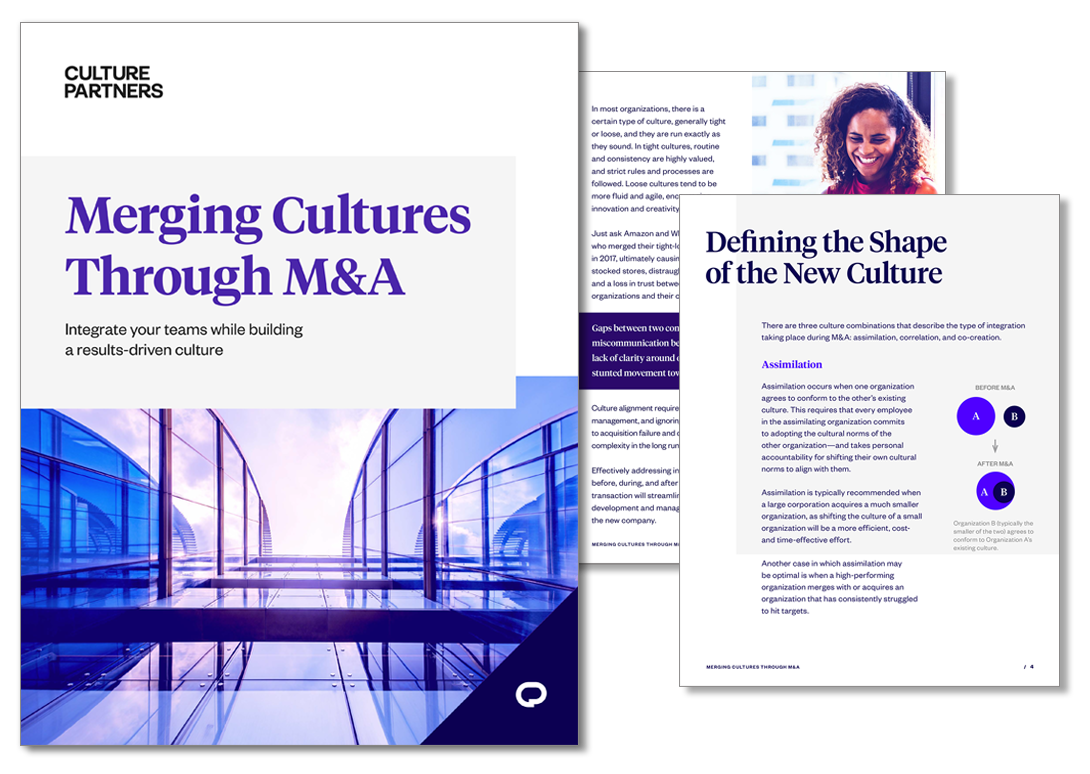 Merging Cultures Through M&A eBook - Culture Partners